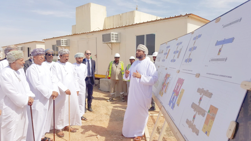 Saeedi inspects new hospital construction in Salalah - Oman Observer