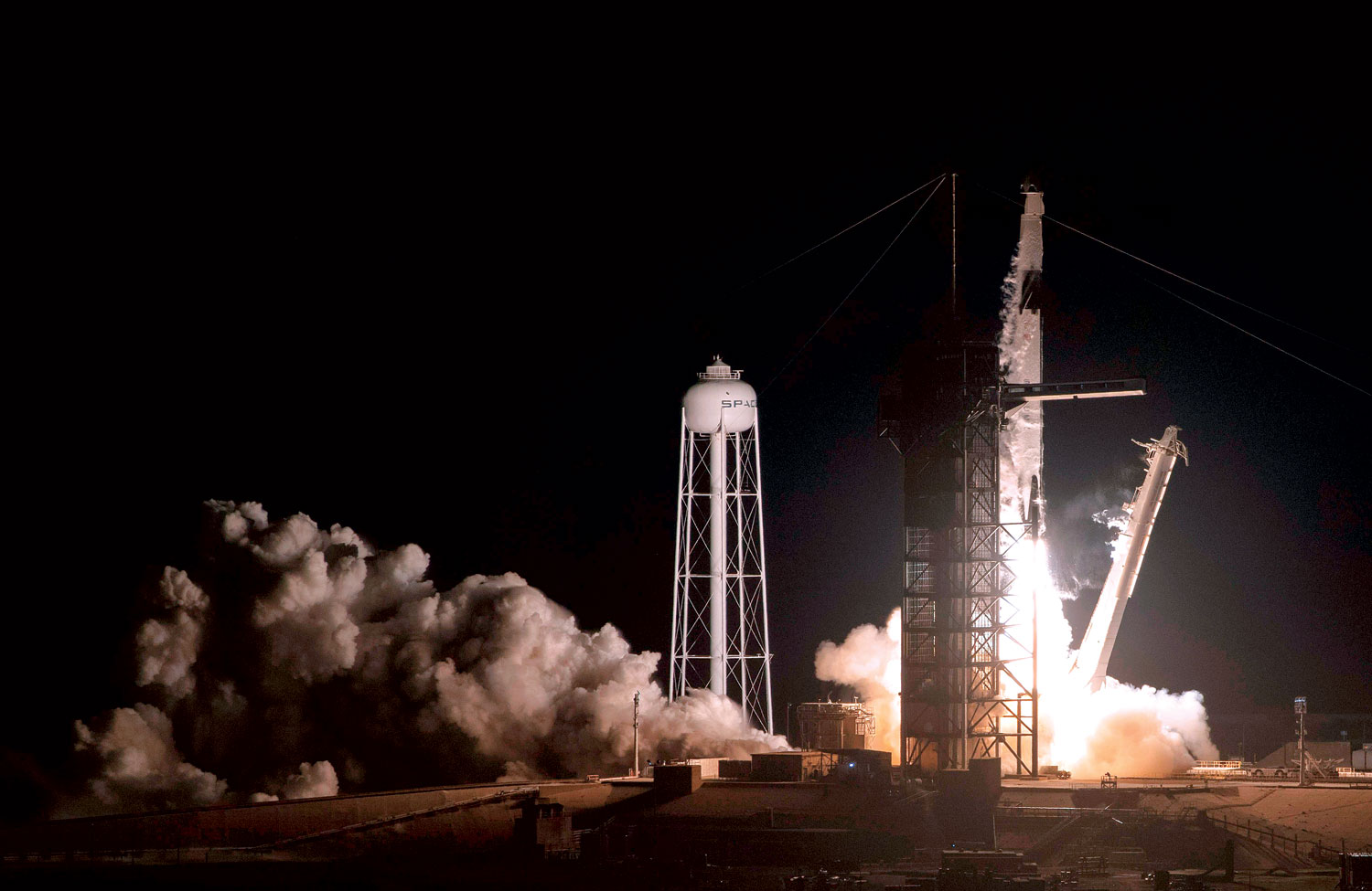 SpaceX astronaut capsule successfully launched on ISS test mission ...
