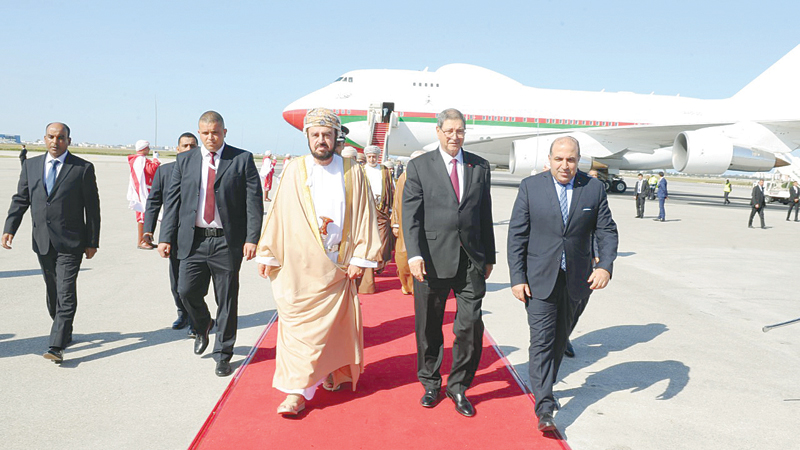 Sayyid Asaad arrives in Tunis - Oman Observer