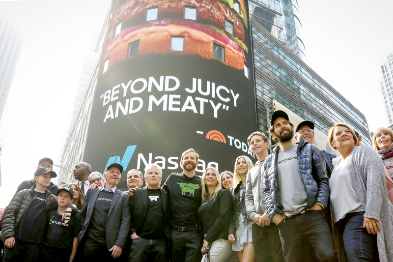 Beyond Meat’s share price more than doubles in vegan burger maker’s IPO ...