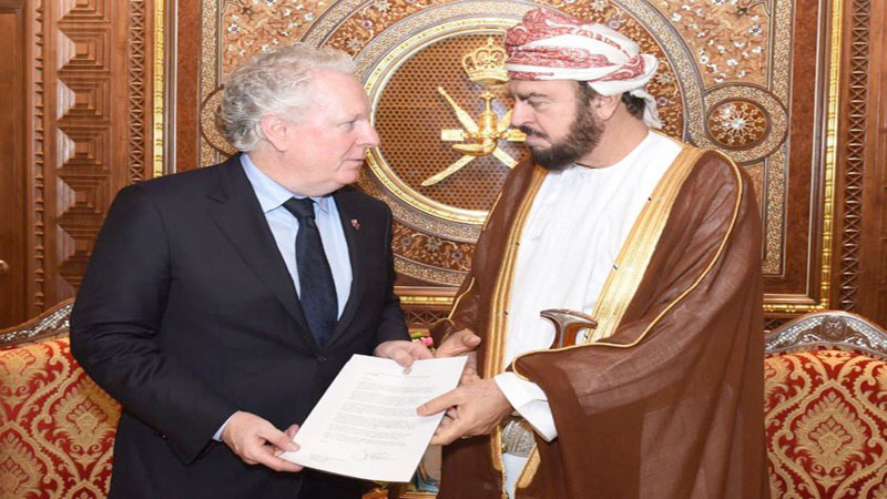 His Majesty Sultan Qaboos receives written message from Canadian PM ...