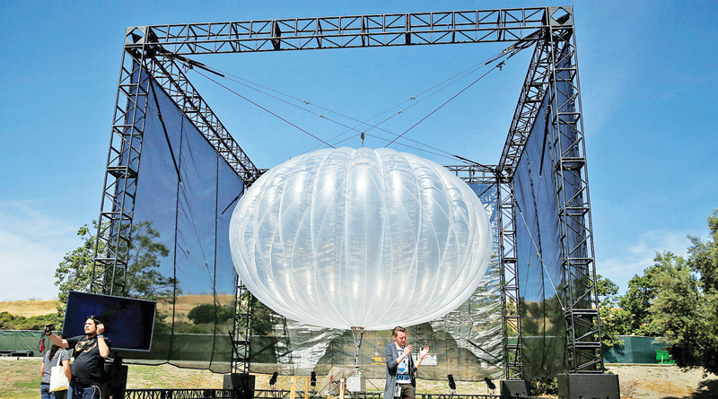 Google Internet balloon spinoff Loon still looking for its wings - Oman ...