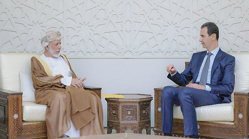 Alawi meets Syrian President - Oman Observer