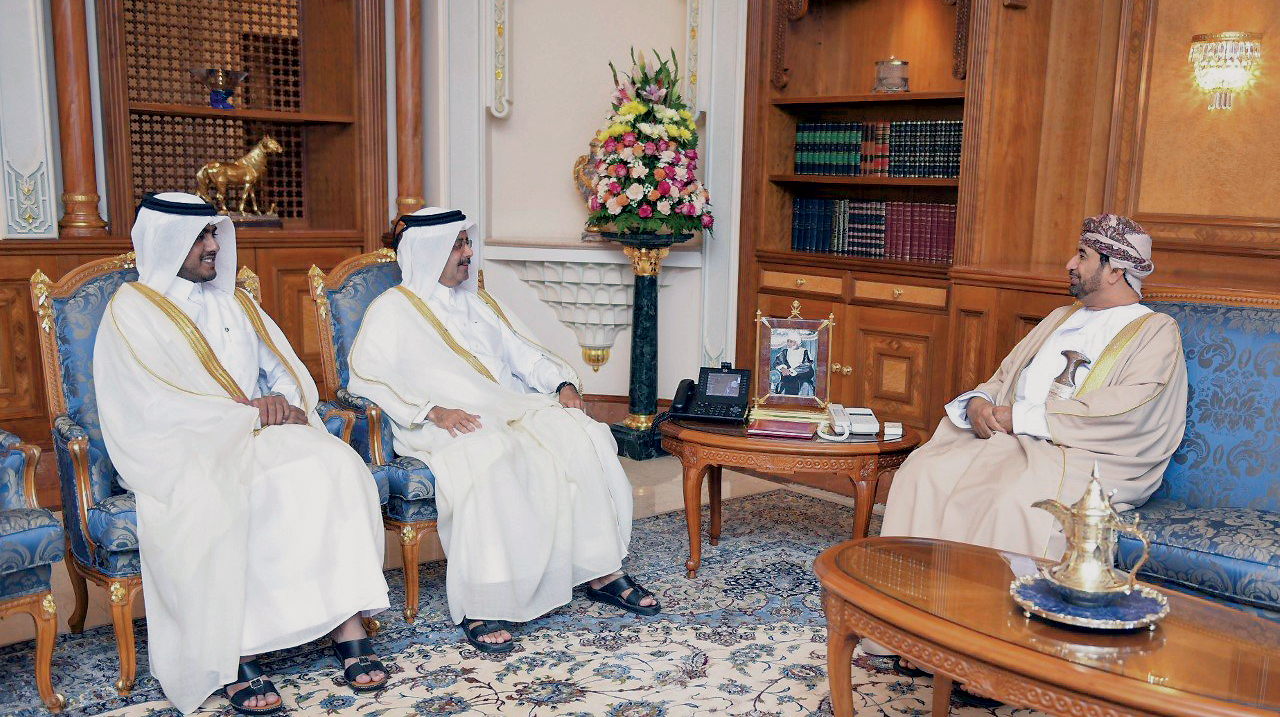 Sayyid Khalid bids farewell to Qatari Ambassador - Oman Observer