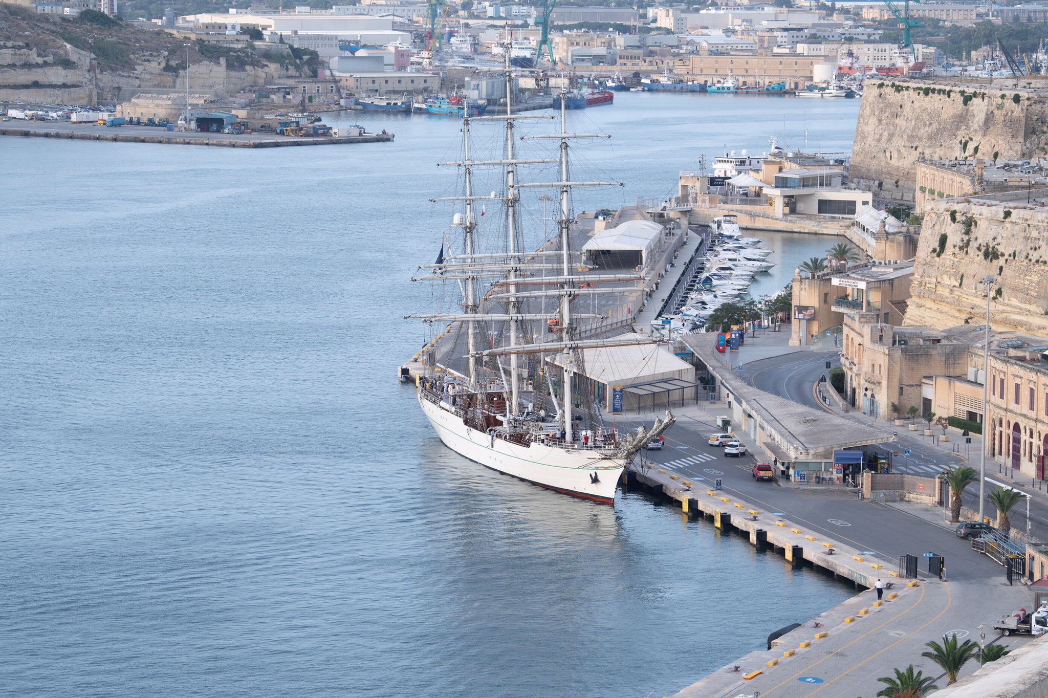 Shabab Oman II arrives in Valletta port in Malta - Oman Observer