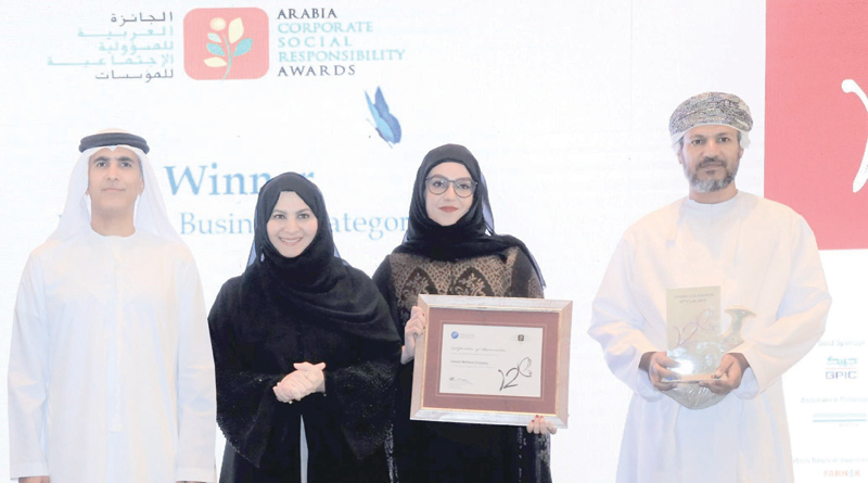 SMC wins Arab Award for Social Responsibility - Oman Observer