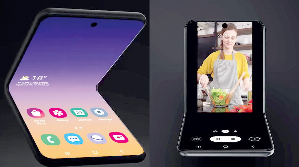 Samsung unveils new foldable flip phone concept - Oman Observer