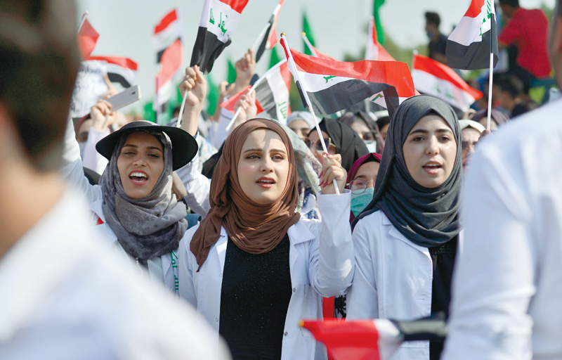 Iraqi demonstrations flare - Oman Observer