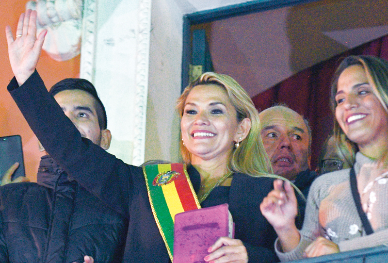 Bolivian senator declares herself interim president - Oman Observer