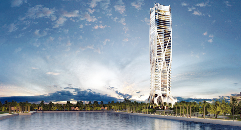 Zaha Hadid’s ‘exoskeleton’ tower an instant Miami landmark - Oman Observer