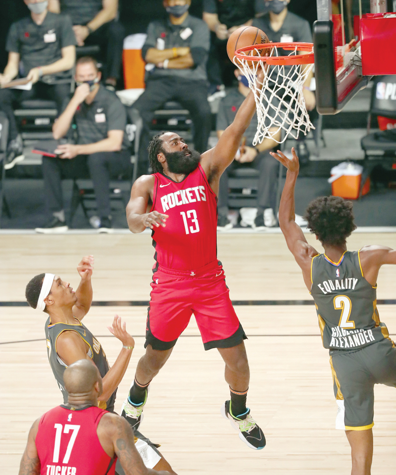 Harden block clinches series for Rockets - Oman Observer