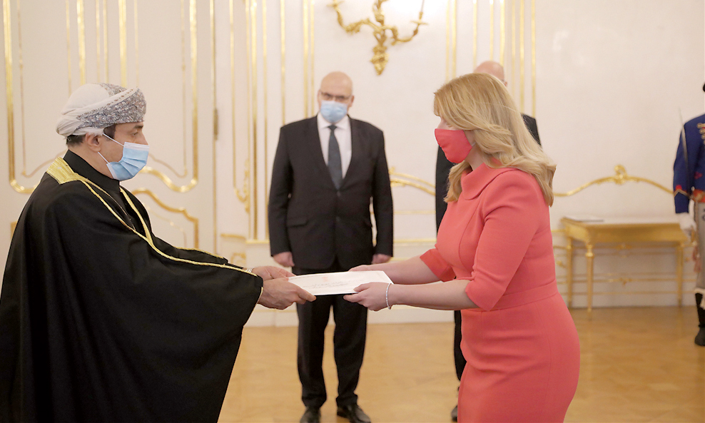 Slovak President receives credentials - Oman Observer