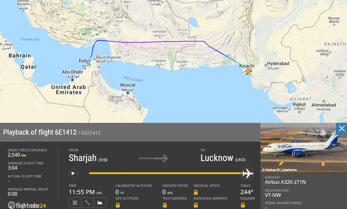 Indigo airline makes emergency landing in Karachi - Oman Observer
